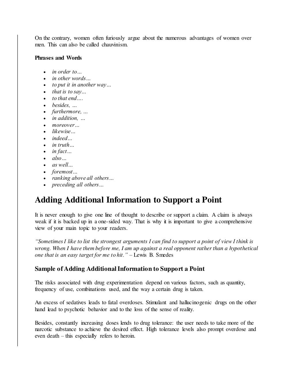 Essential academic writing examples and phrases