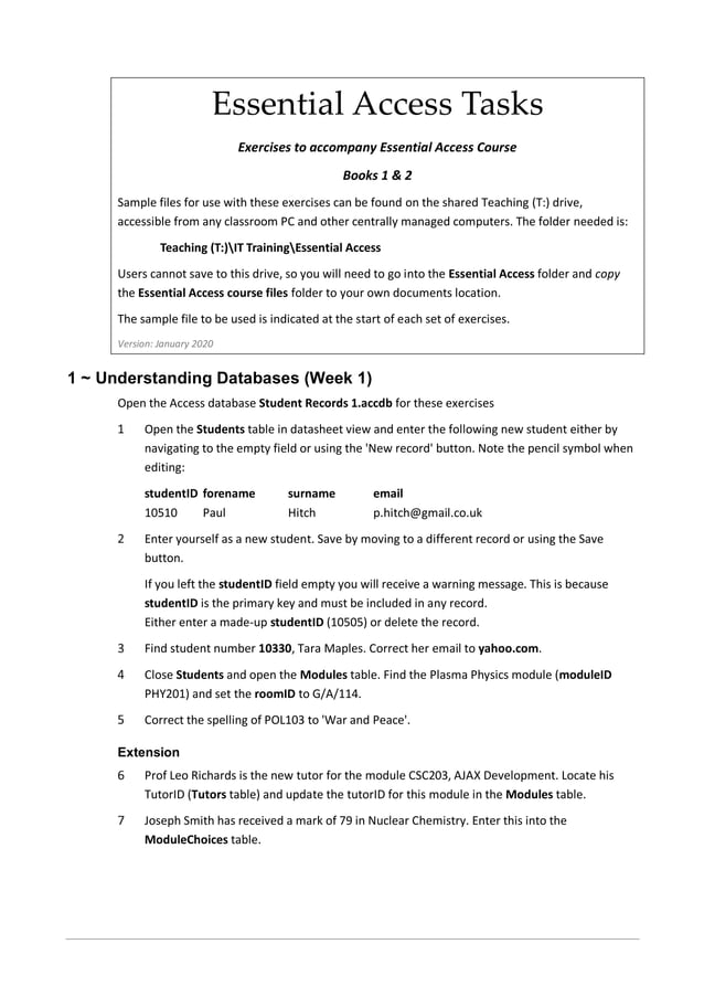 Essential Access Exercises week 1-4.pdf