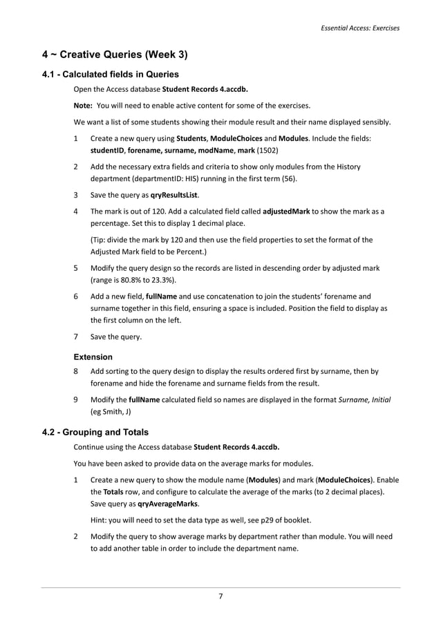 Essential Access Exercises week 1-4.pdf