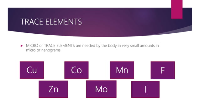 Inorganic Elements in the chemistry of life. | PPTX