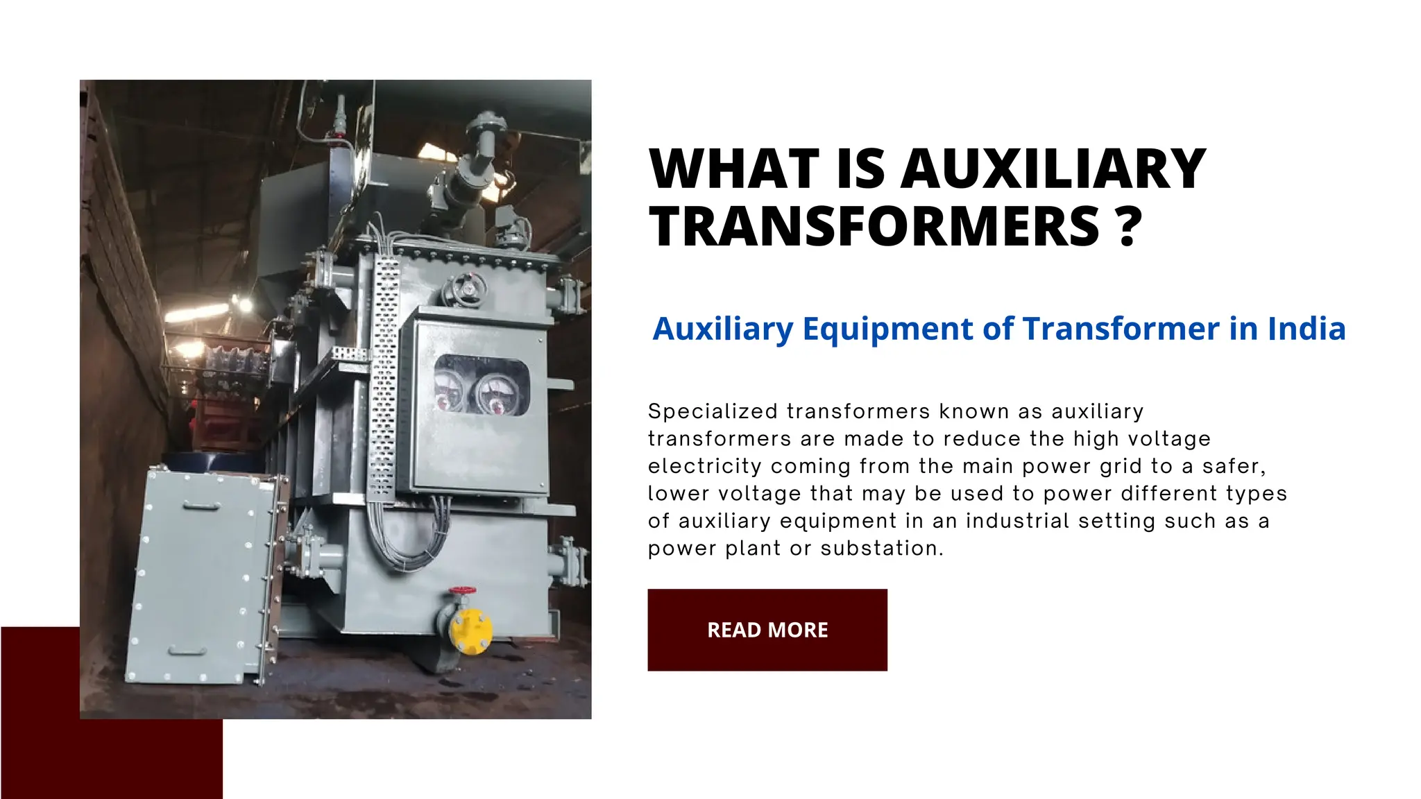 Essential Auxiliary Equipment for Transformers in India.pdf
