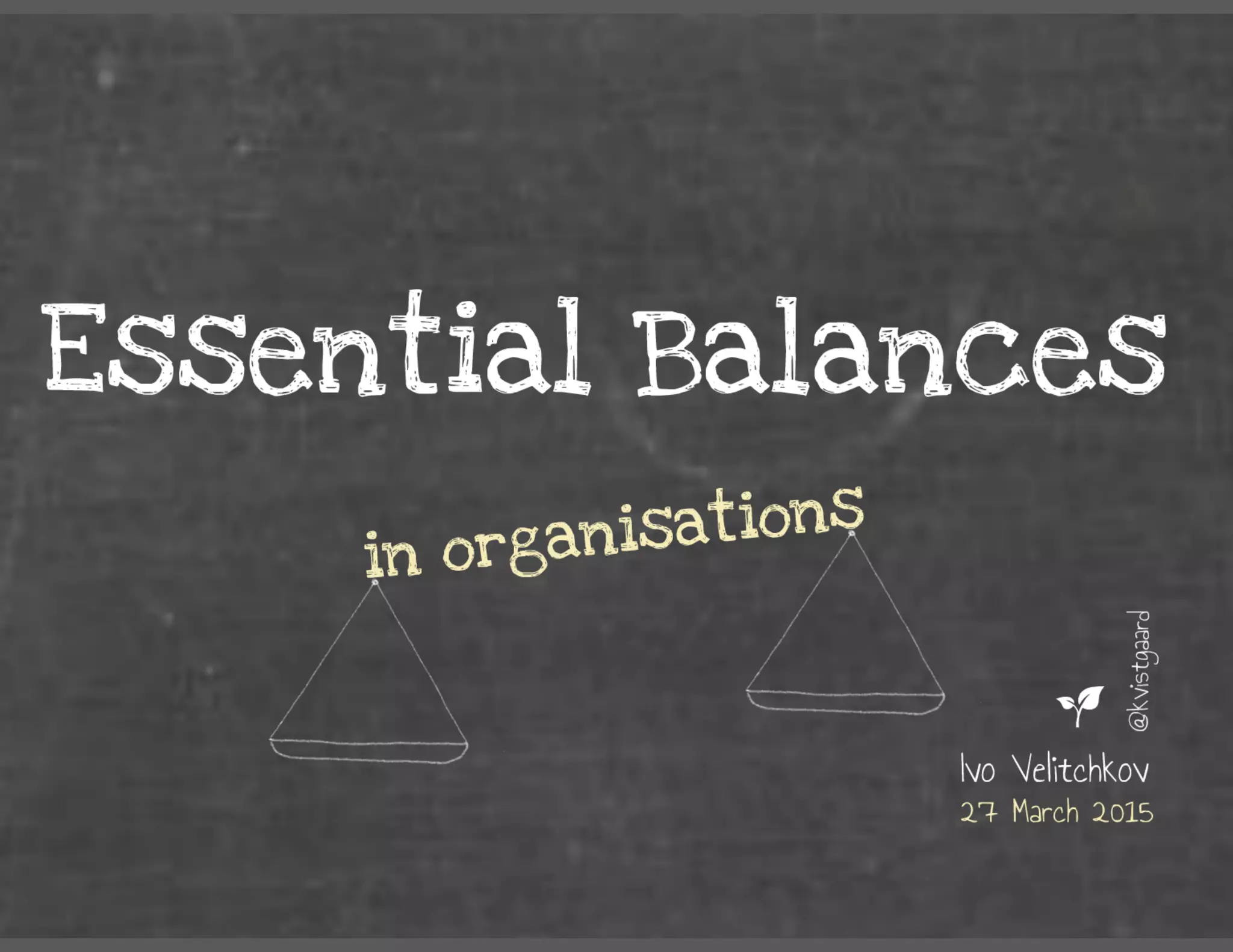 Essential Balances in Organisations | PDF