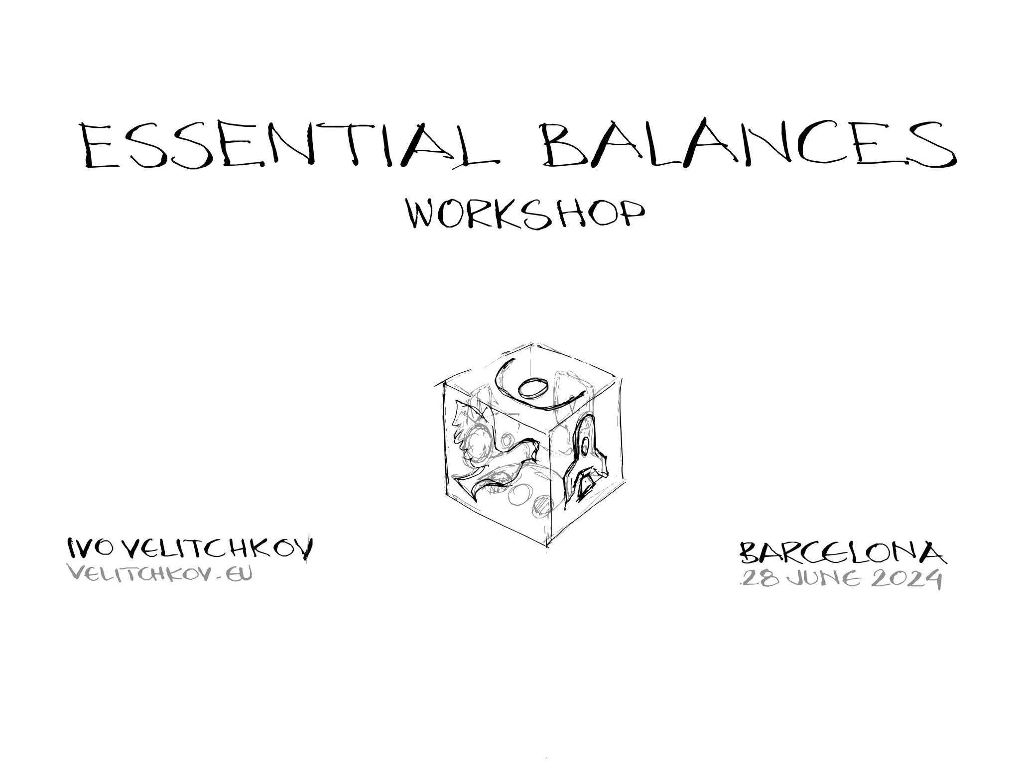 Essential Balances (workshop), Barcelona | PDF