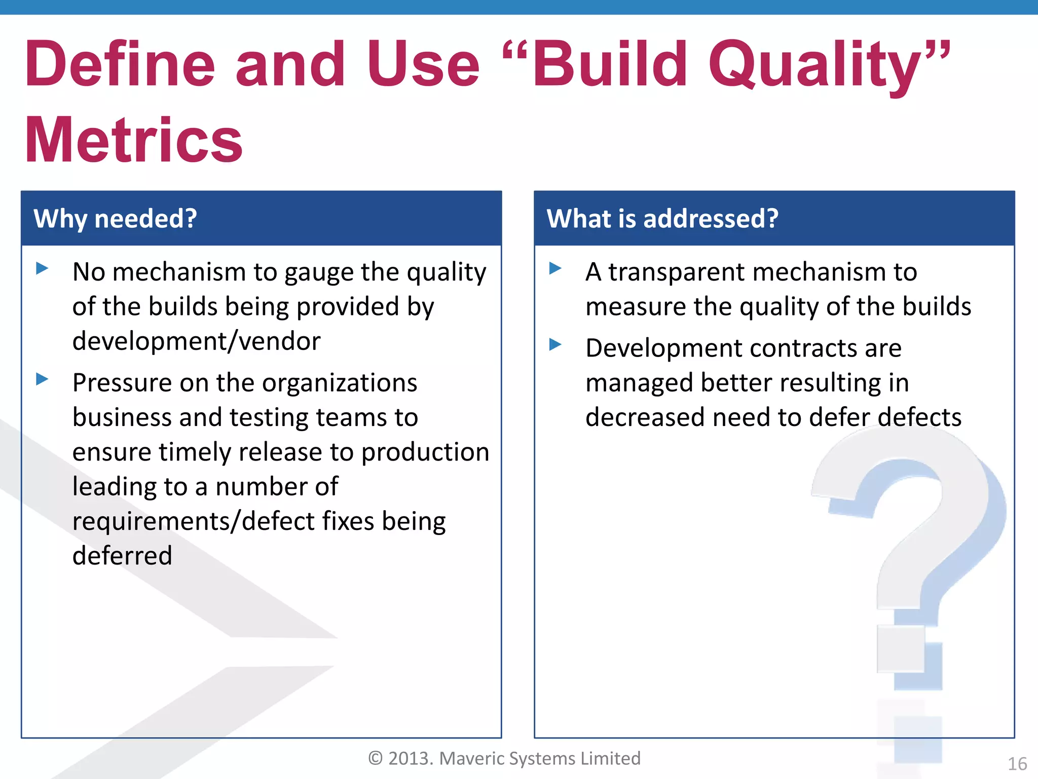 Essential building blocks of a lean and efficient test process | PPT
