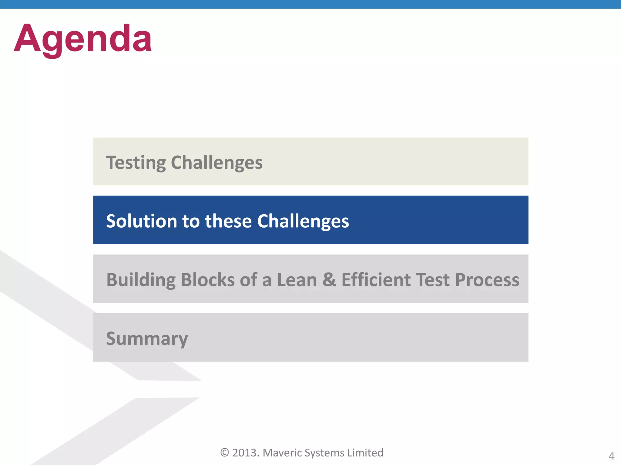 Essential building blocks of a lean and efficient test process | PPT