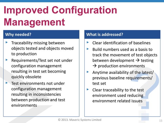 Essential building blocks of a lean and efficient test process | PPT