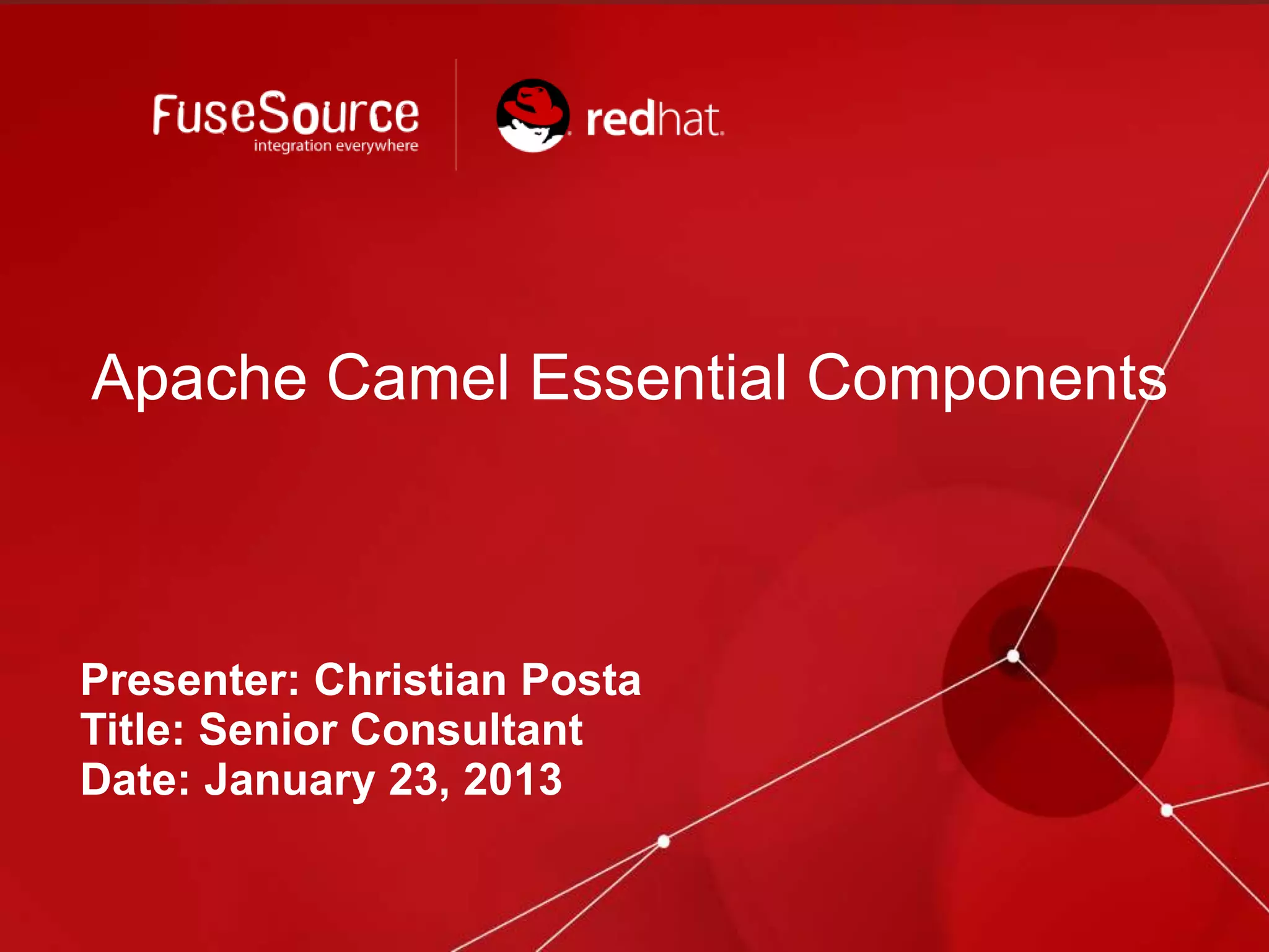 Essential Camel Components | PPTX