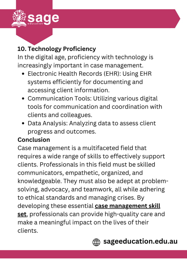 Essential Case Management Skills for Professionals | PDF