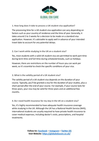 Important Checklist for Getting a Student Visa in UK and the Documents ...