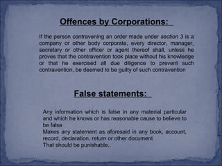 Essential commodities Act 1957 | PPT | Commodities | Economy