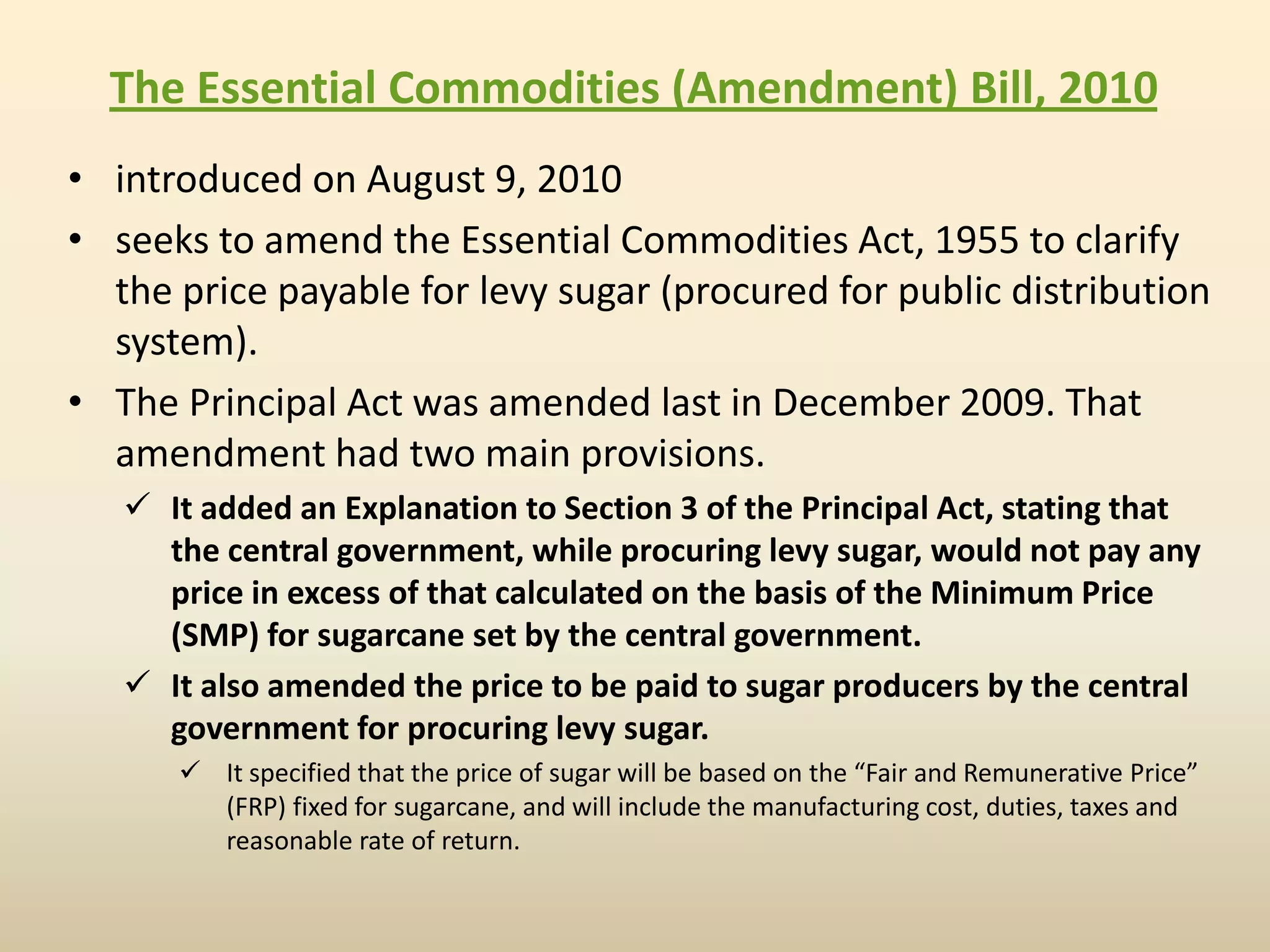 Essential commodities act, 1955 | PPTX