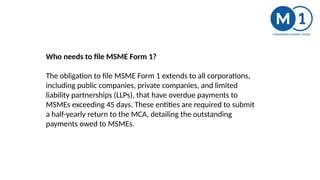 Essential Compliance for MSME Form 1- Avoid Pitfalls and Strengthen ...