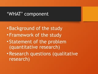 The Essential COMPONENT in RESEARCH.pptx