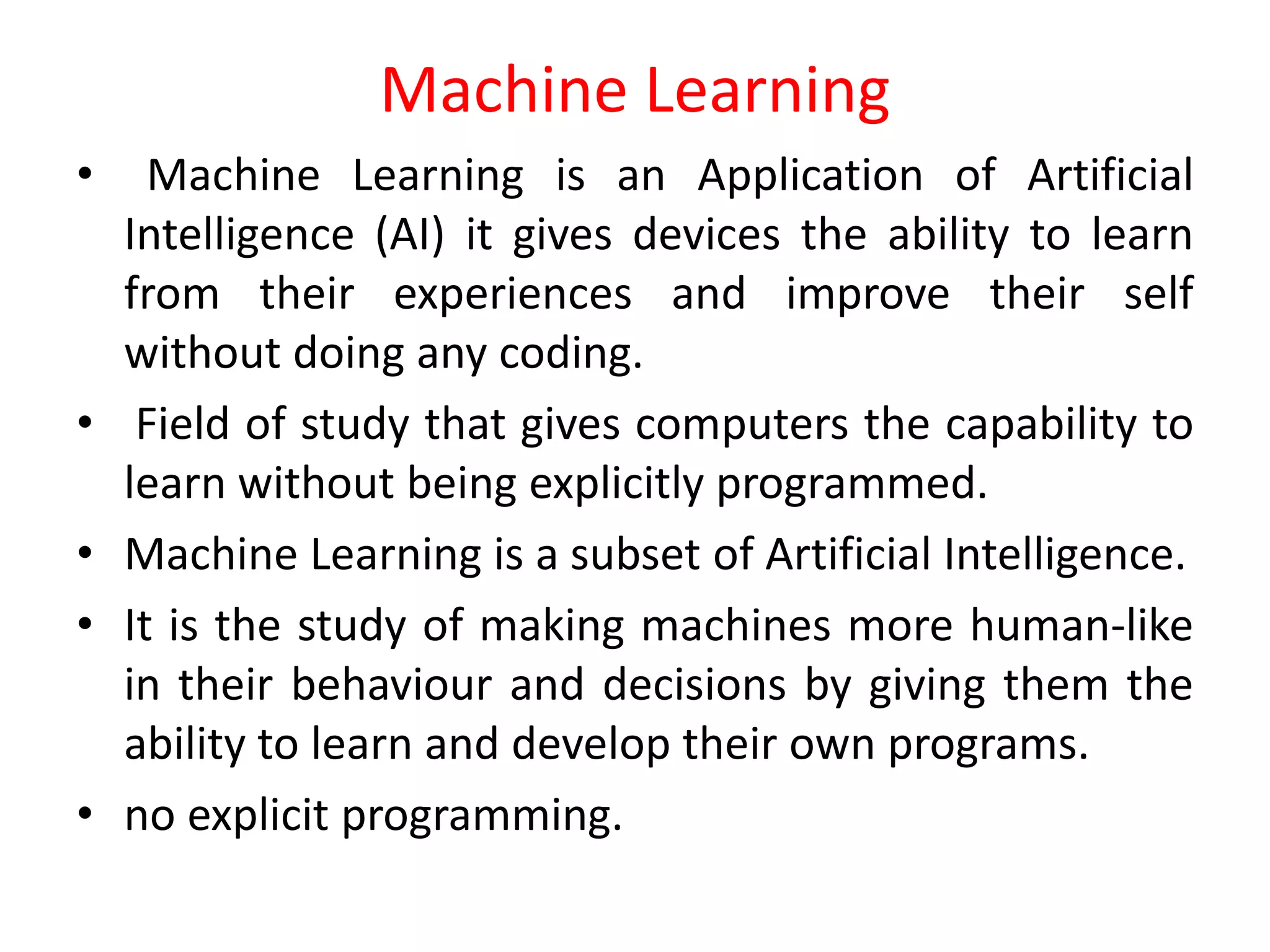 Essential concepts for machine learning | PDF