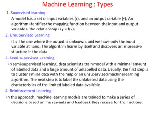 Essential concepts for machine learning | PDF