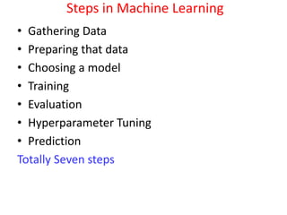 Essential concepts for machine learning | PDF