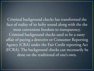 Essential Criminal Background checks via Verify Peers | PDF