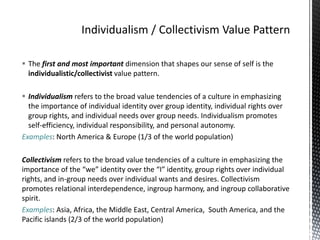 Essential cultural value patterns | PPTX