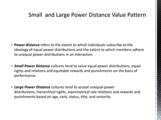Essential cultural value patterns | PPTX