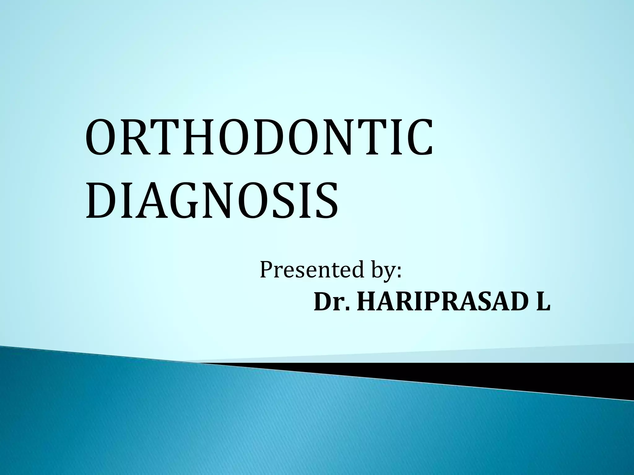 Essential diagnostic aids in orthodontics | PPTX