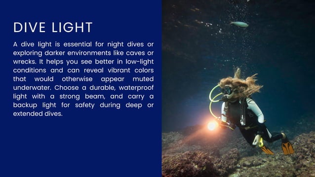 Adam McManus: Essential Diving Equipment | PPT