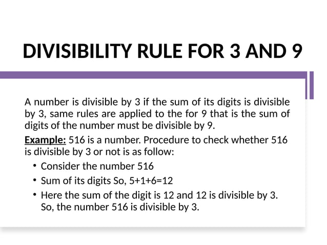 Essential Divisibility Rules Understanding Numbers 2, 3, 5, 9, and 10 | PPT