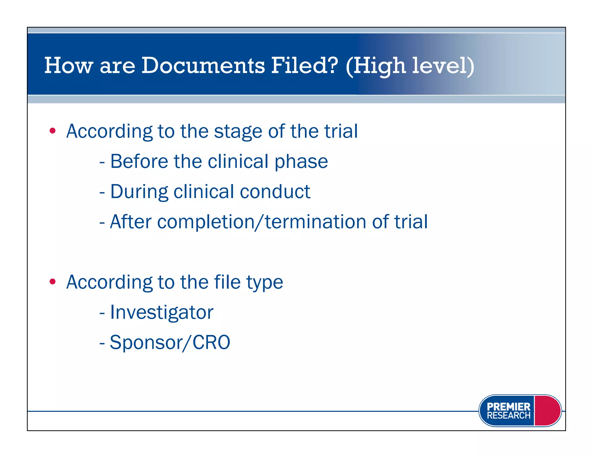 Essential documents and_managing_trial_files | PDF
