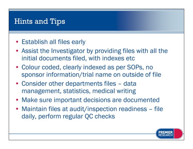 Essential documents and_managing_trial_files | PDF