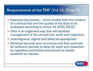 Essential documents and_managing_trial_files | PDF