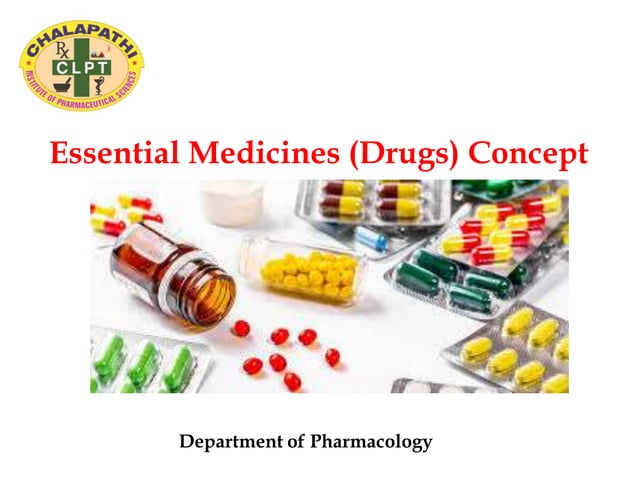 Essential Drug Concept | PDF | Pharmaceutical Industry | Industries