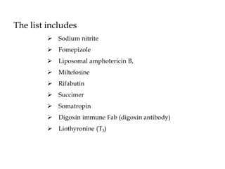 Essential Drug Concept | PDF