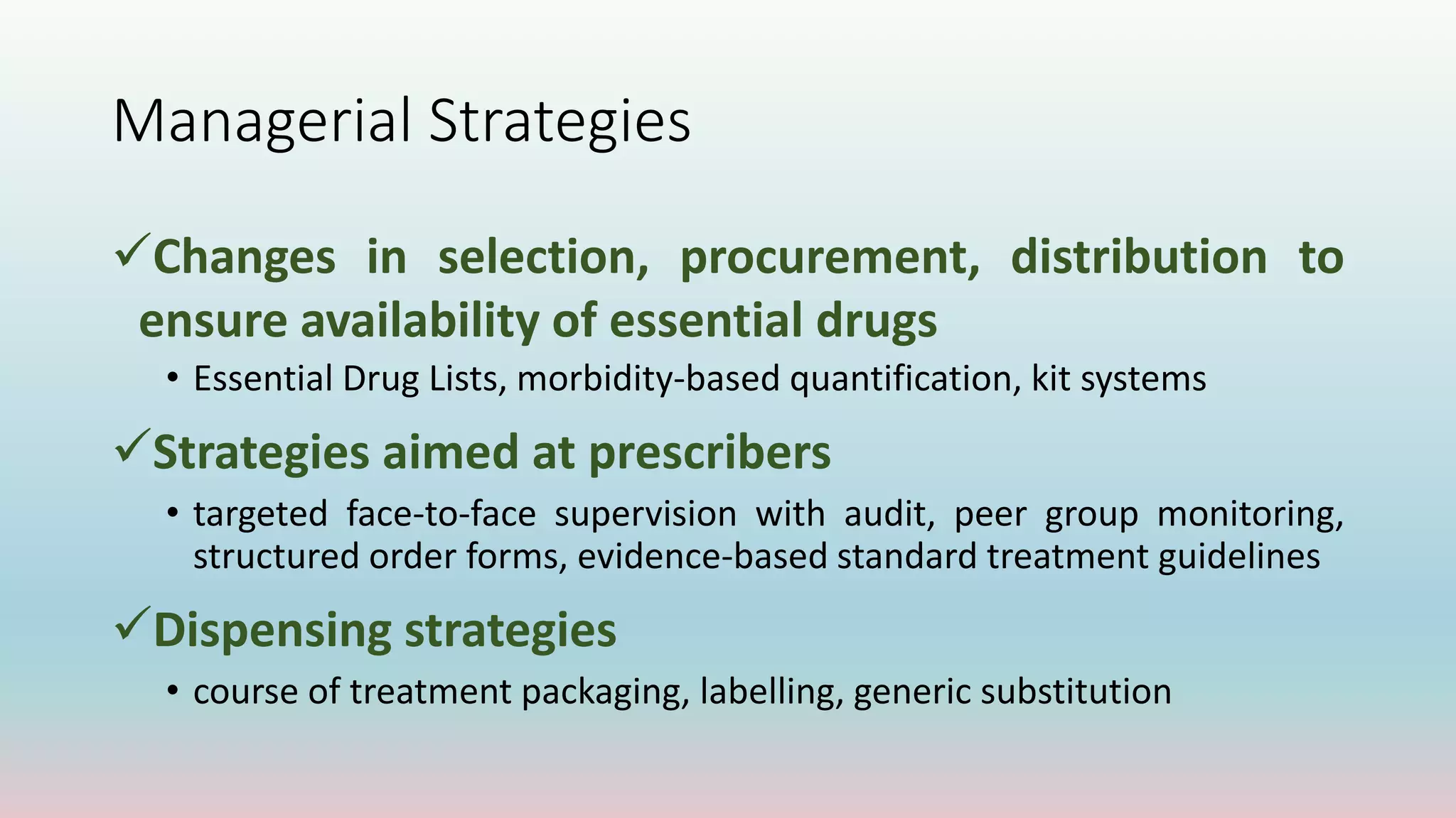 Essential drug concept and rational use of medicines | PPTX
