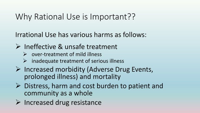 Essential drug concept and rational use of medicines | PPTX