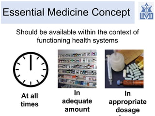 Essential Medicine List concept and Rational Use of Medicines | PPTX