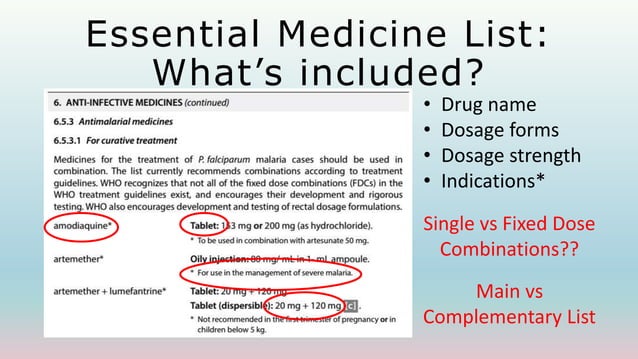Essential drug concept and rational use of medicines | PPTX ...