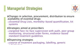 Essential drug concept and rational use of medicines | PPTX