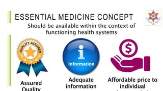 Essential drug concept and rational use of medicines | PPTX