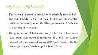 Essential drug concept & Rational drug use.pptx