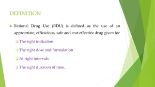 Essential drug concept & Rational drug use.pptx
