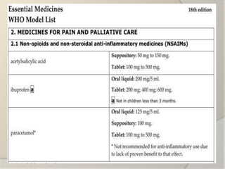 Essential drug list | PPTX