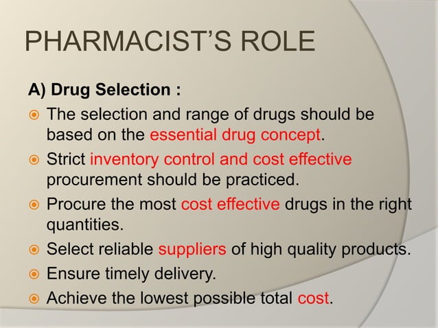 Essential drug list | PPTX