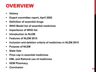 Essential drugs | PPTX