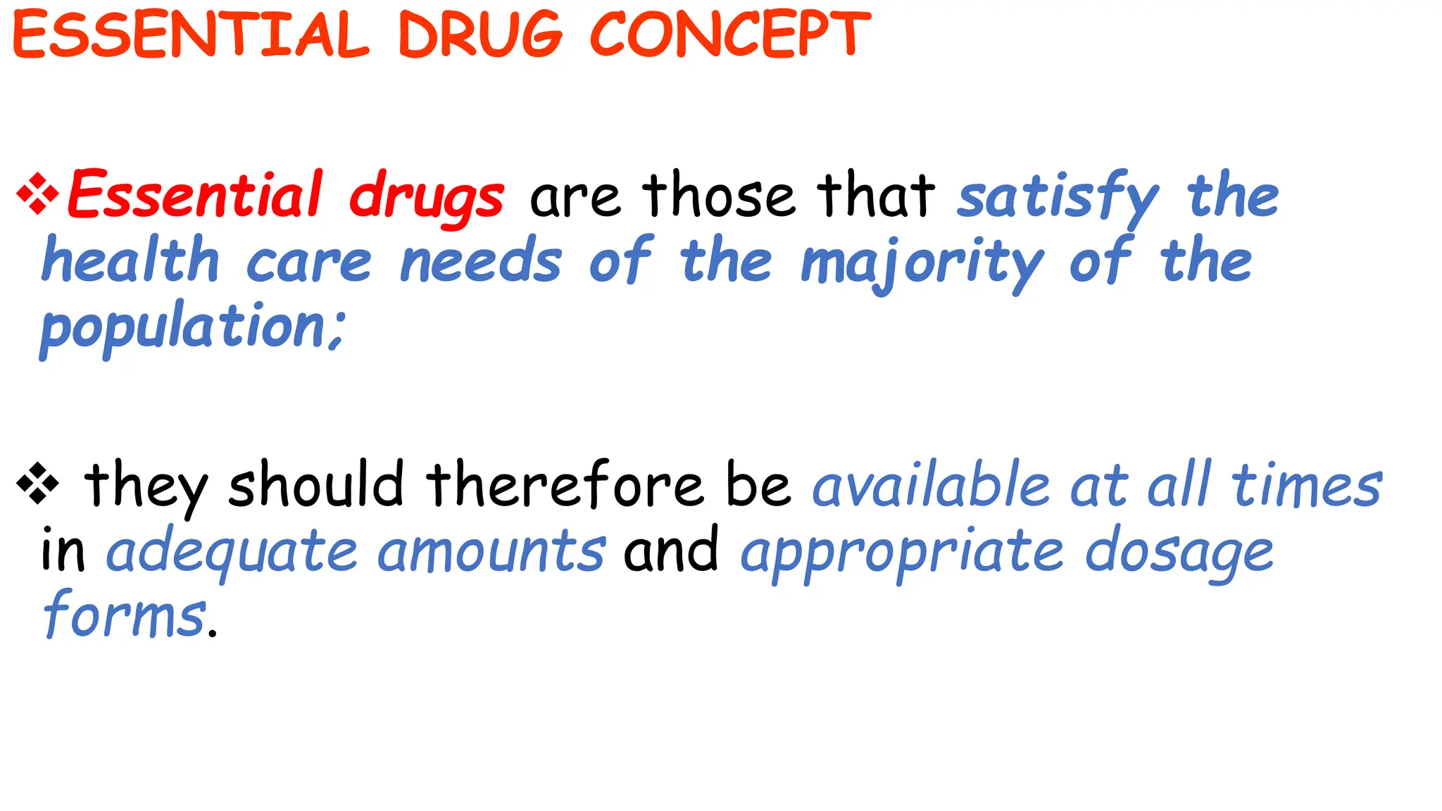 ESSENTIAL DRUGS CONCEPT-Lec 1.pptx