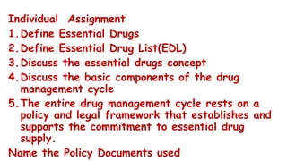 ESSENTIAL DRUGS CONCEPT-Lec 1.pptx