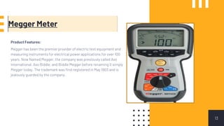 Essential Electrical Testing Tools Digital Megger, Earth Tester, and ...