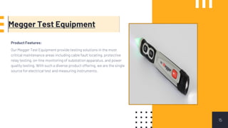 Essential Electrical Testing Tools Digital Megger, Earth Tester, and ...