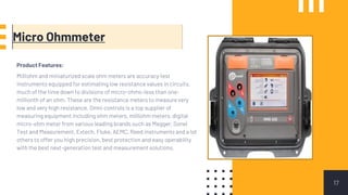 Essential Electrical Testing Tools Digital Megger, Earth Tester, and ...