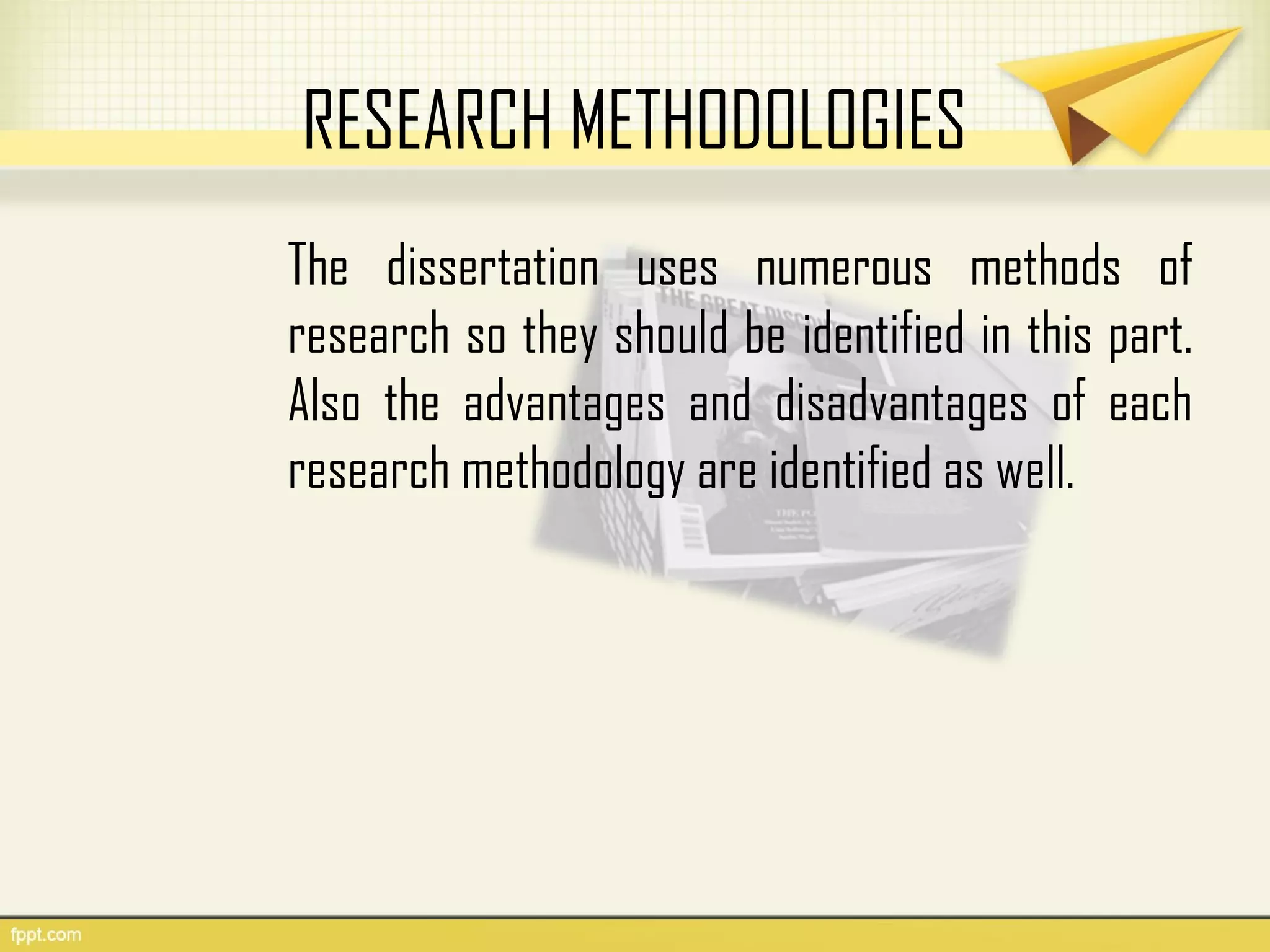 Essential Elements Of A Dissertation Outline Ppt