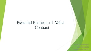 Essential elements of valid | PPTX