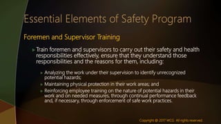 Essential Elements to an Effective Safety Program | PPTX